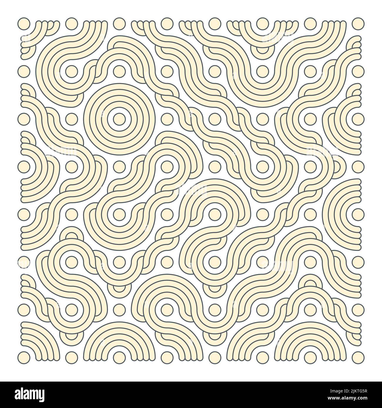 Random color rounded truchet tiling illustration Stock Vector Image ...