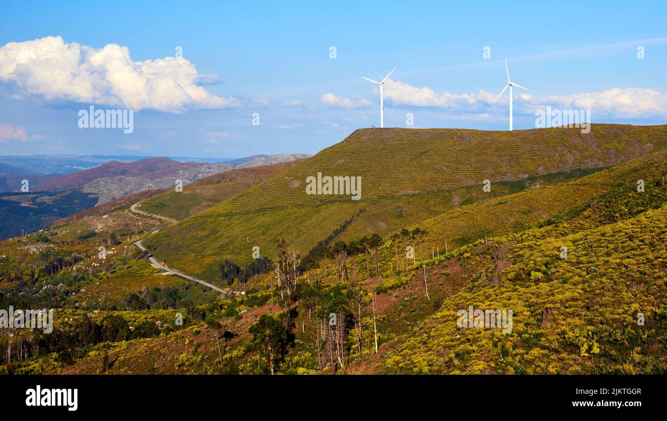 Portugal wind farm hi-res stock photography and images - Alamy