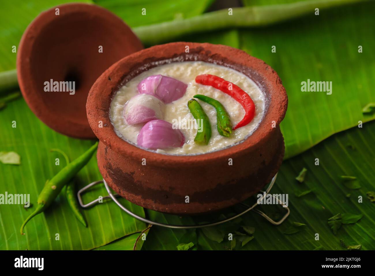 chaddannam indian famous traditional fermented rice with curd rice,curd ...