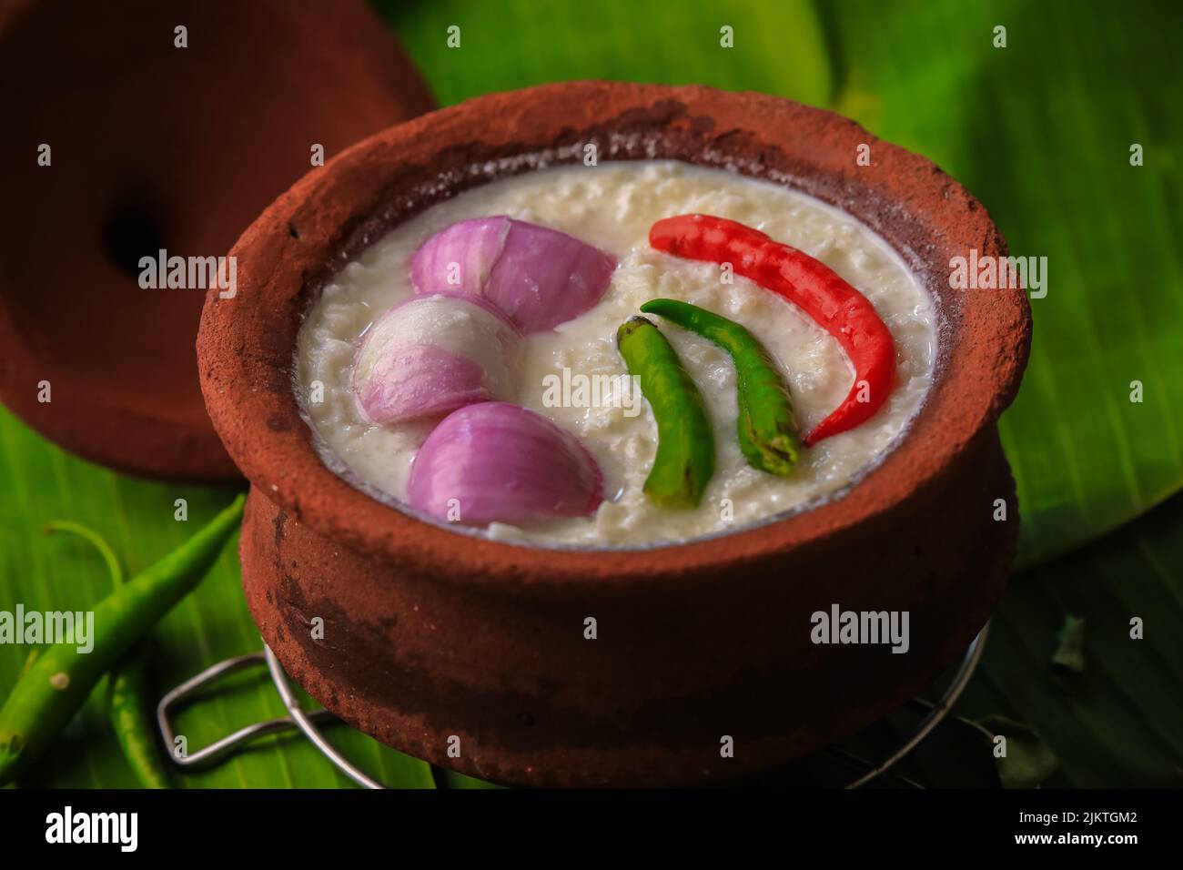 chaddannam indian famous traditional fermented rice with curd rice,curd ...