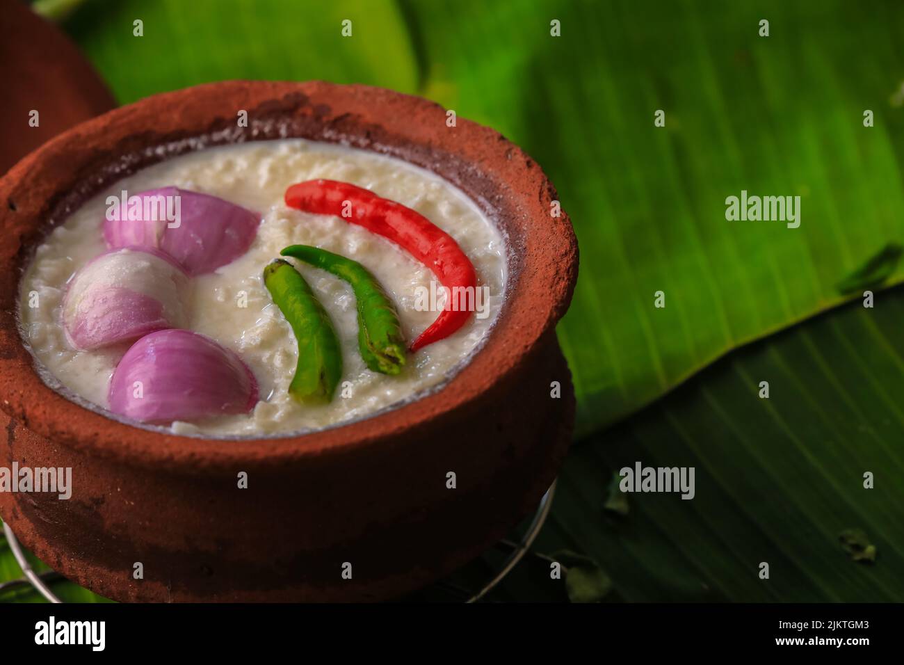 chaddannam indian famous traditional fermented rice with curd rice,curd ...