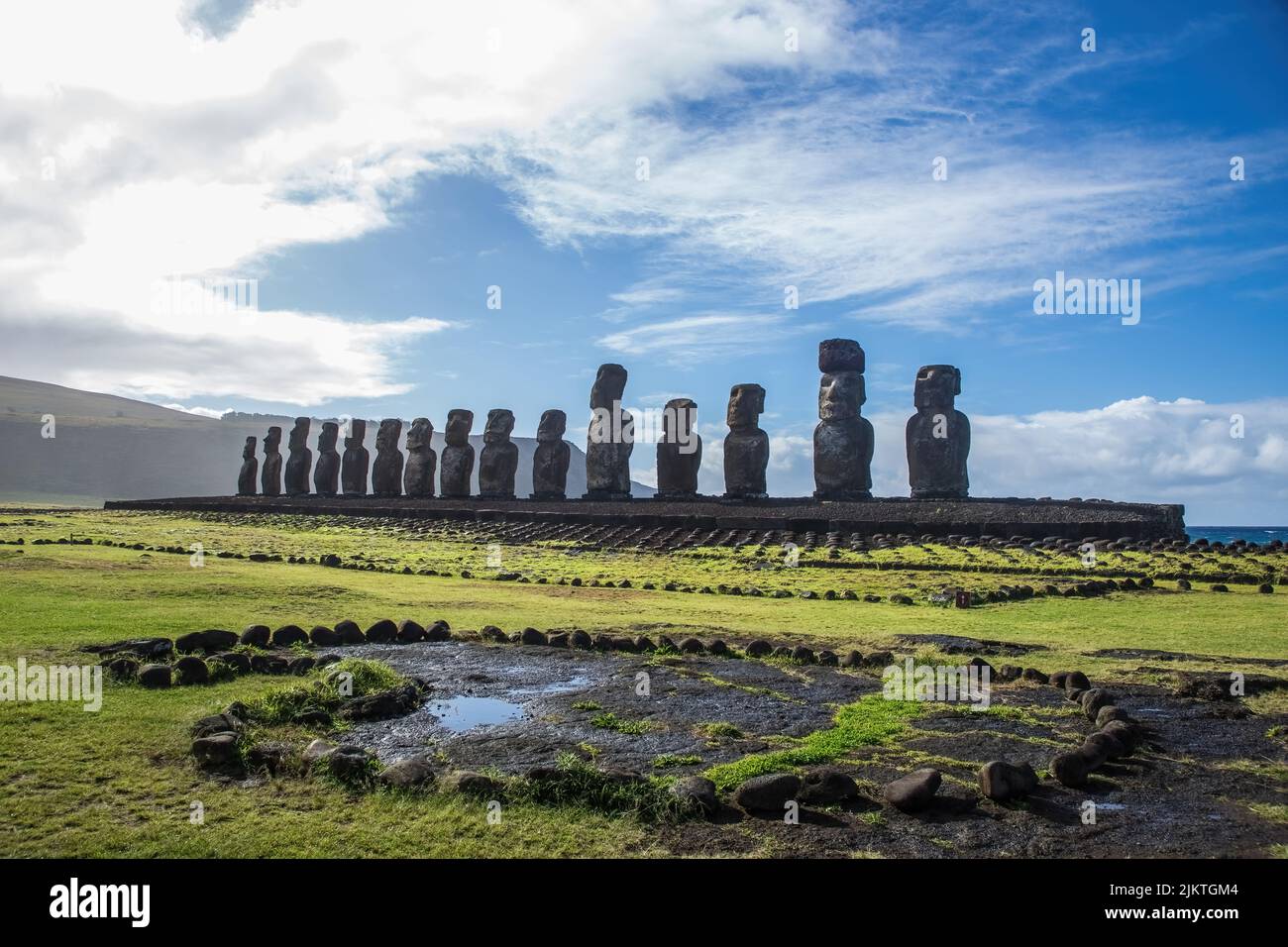 Easter island moai stone hi-res stock photography and images - Alamy