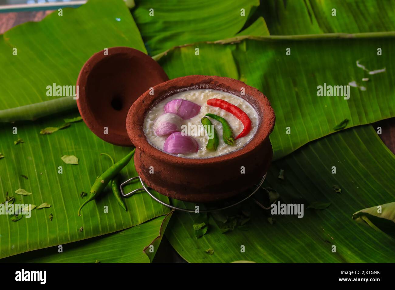 chaddannam indian famous traditional fermented rice with curd rice,curd ...