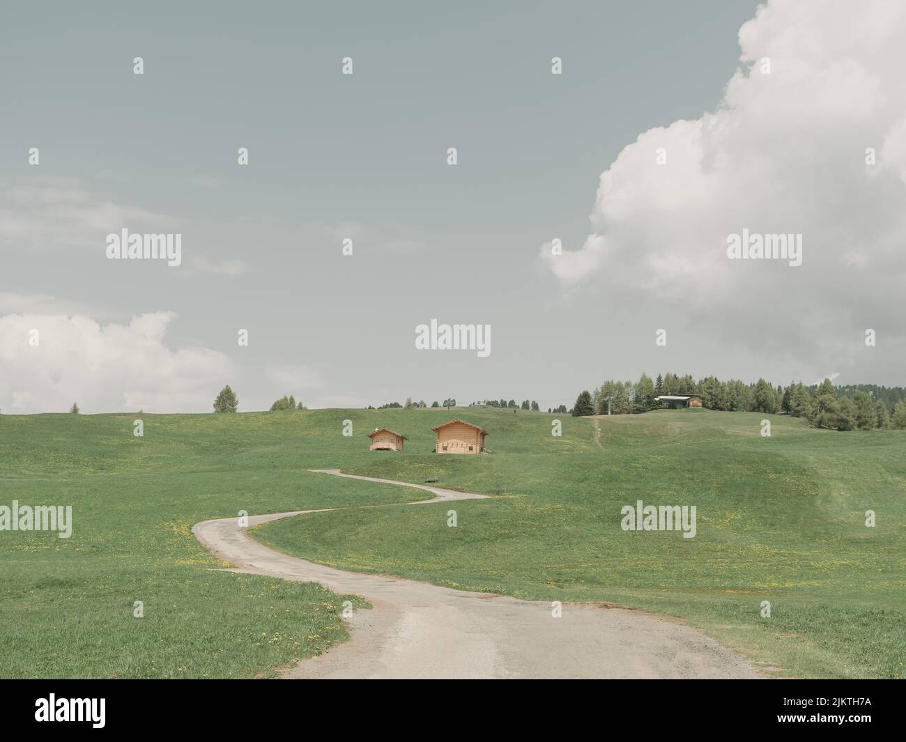 Europe landscape in summer sun n Stock Photo - Alamy