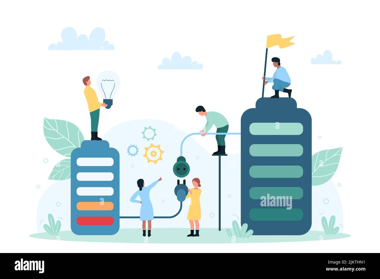 Long cables Stock Vector Images - Alamy