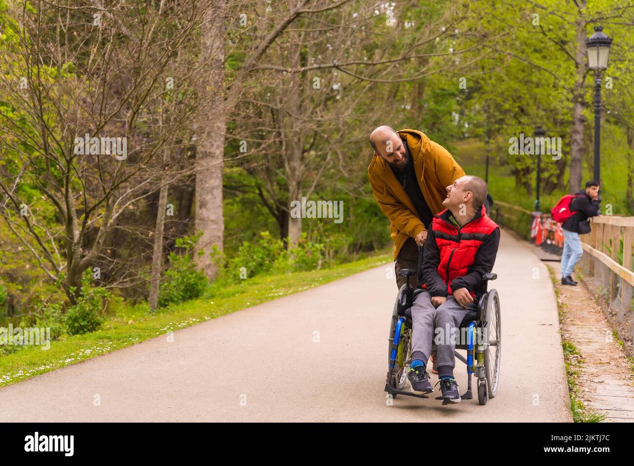 Person being pushed along hi-res stock photography and images - Alamy