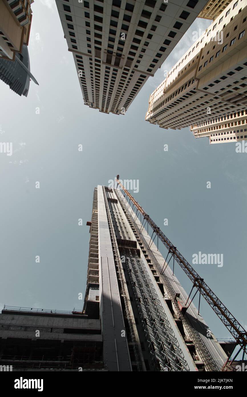 High angle shot skyscrapers hi-res stock photography and images - Alamy