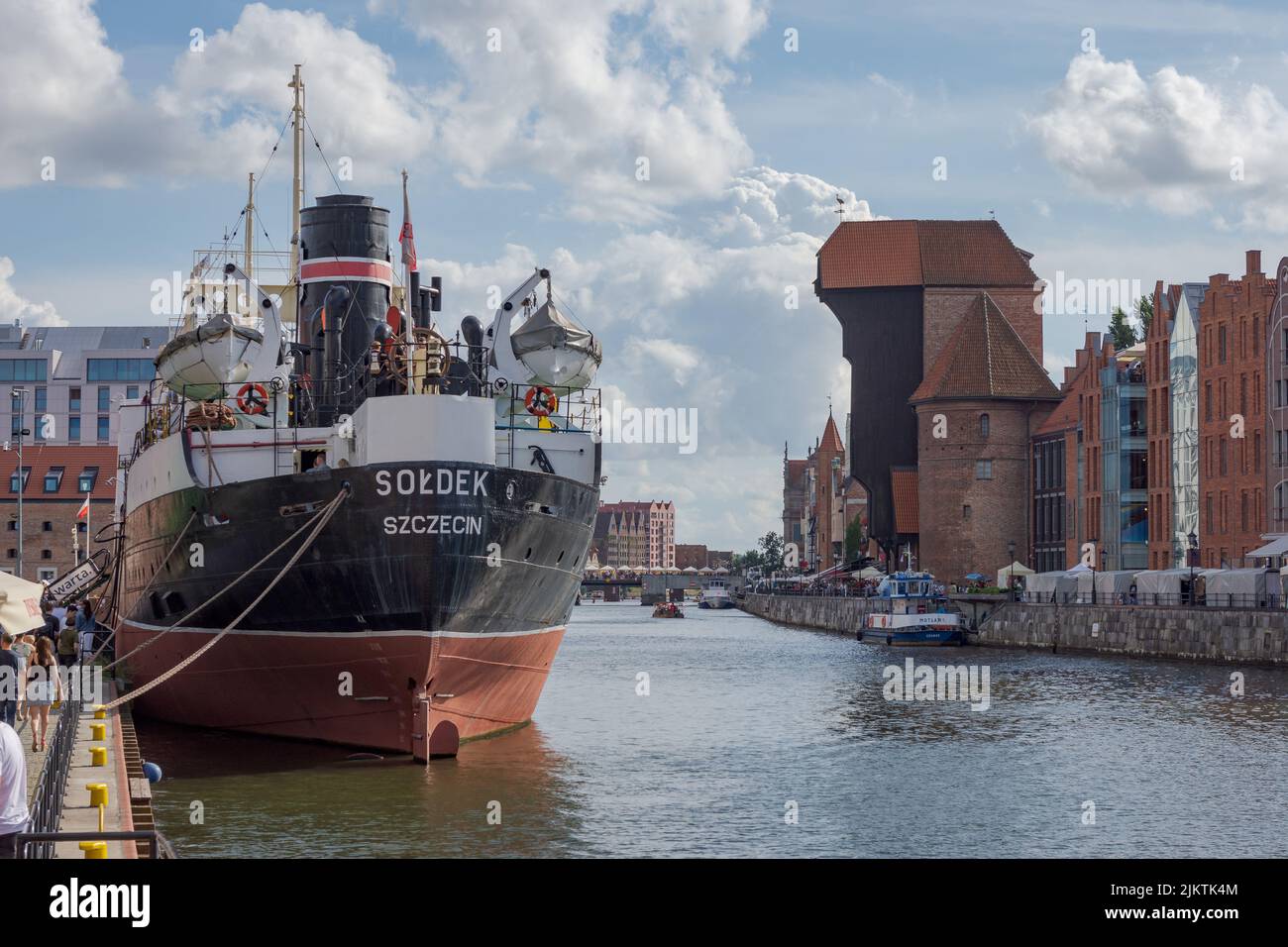 A cargo ship at a shipyard in Gdansk, Poland Stock Photo - Alamy