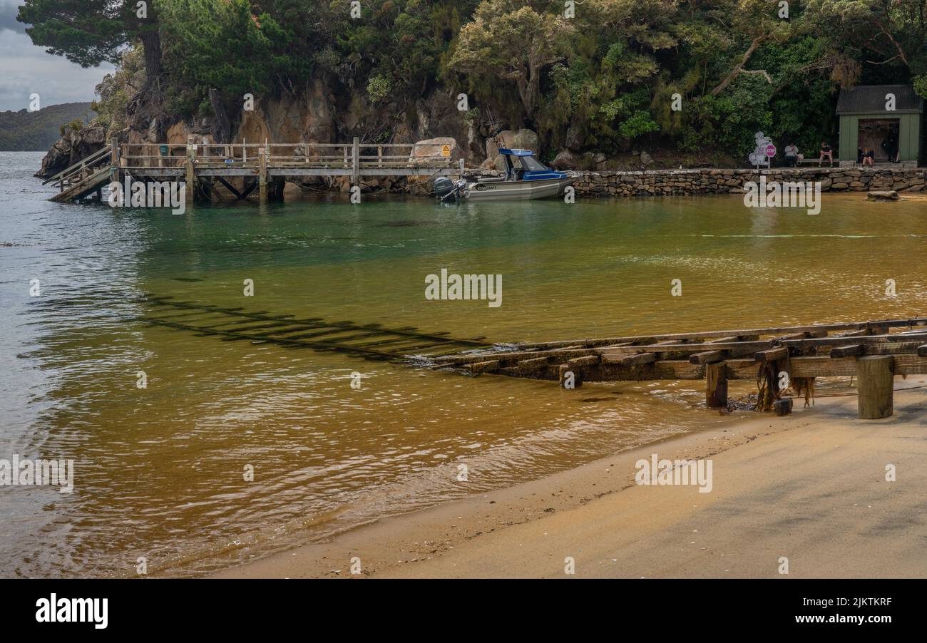 The Ulva Island, New Zealand, Department of Conservation Stock Photo ...
