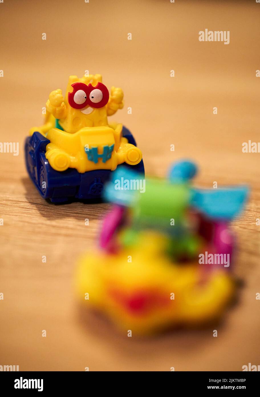 A vertical of Magicbox brand Super Things fridge-shaped toy figurine of ...