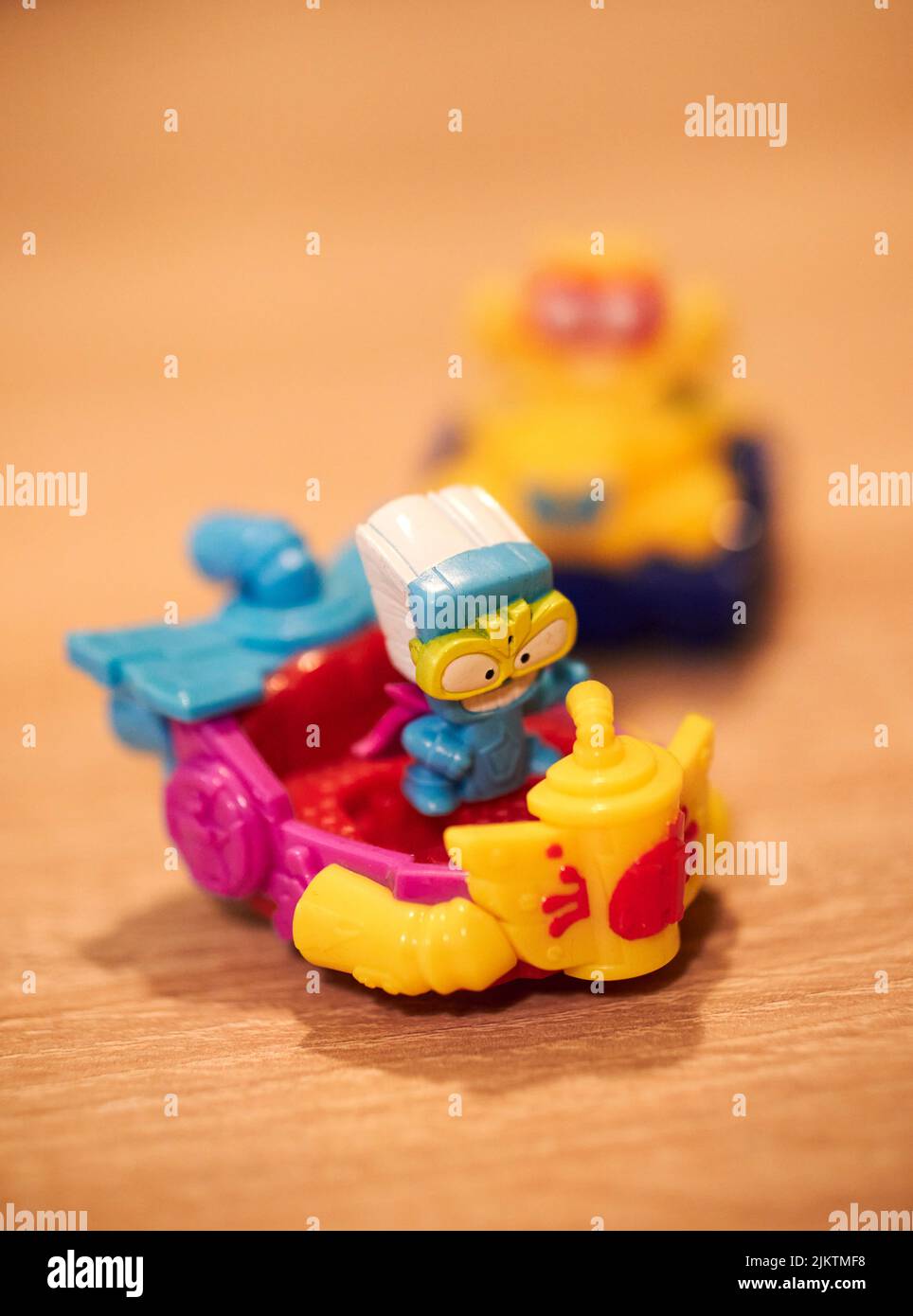 A vertical of Magicbox brand Super Things fridge-shaped toy figurine of ...