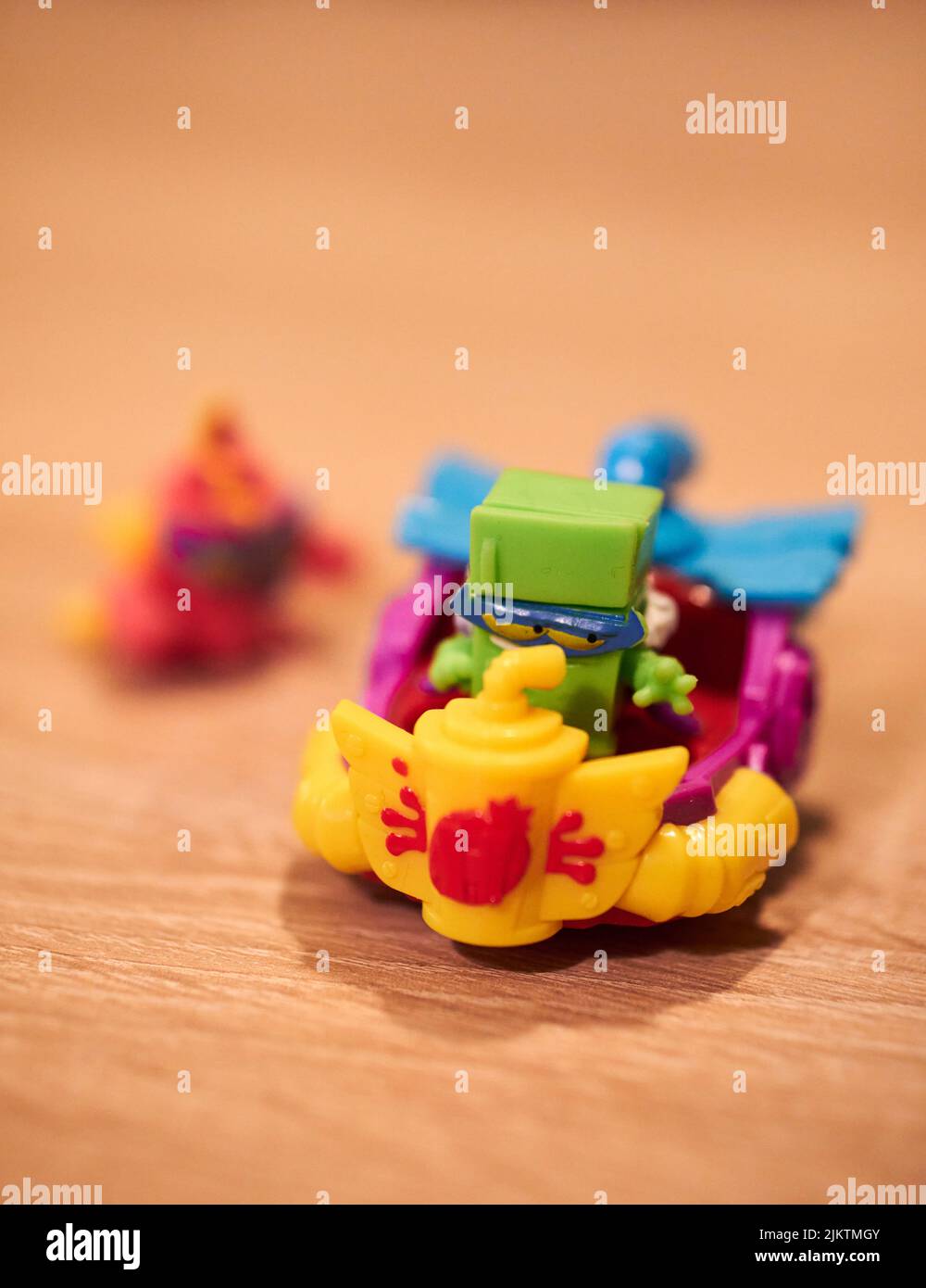 A vertical of Magicbox brand Super Things fridge-shaped toy figurine of ...