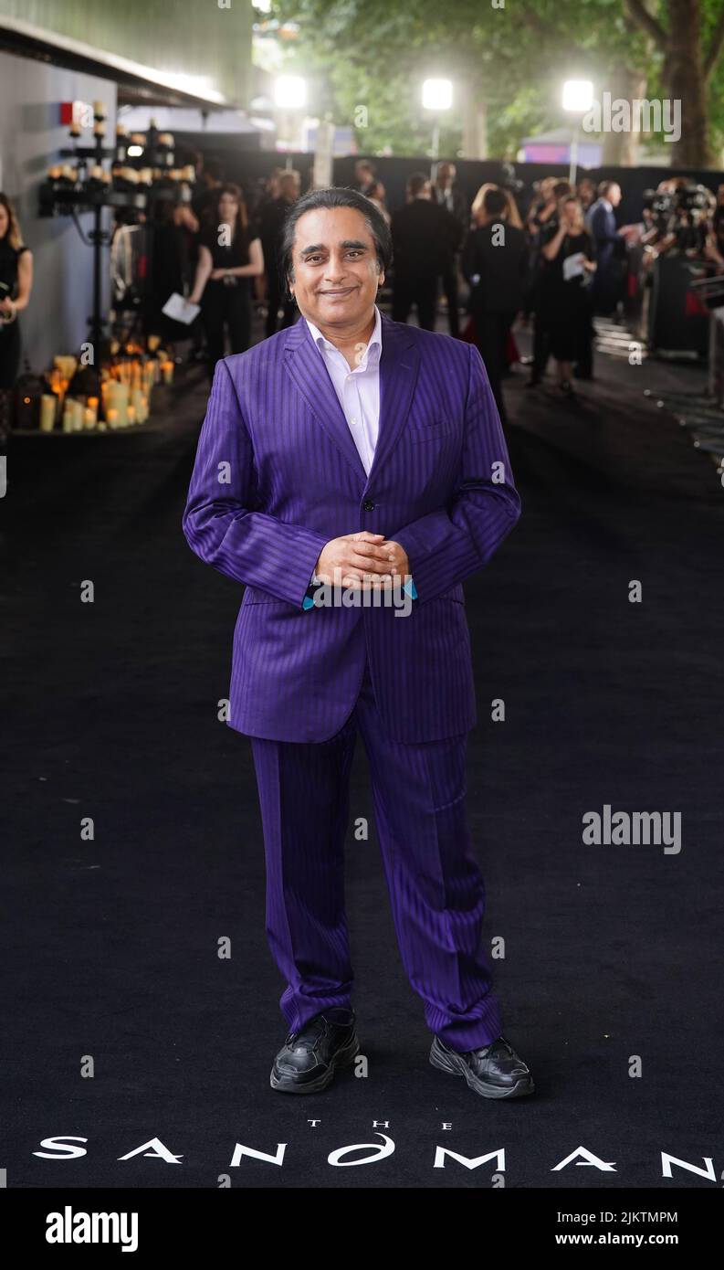 Sanjeev Bhaskar arrives for the world premiere of The Sandman BFI ...