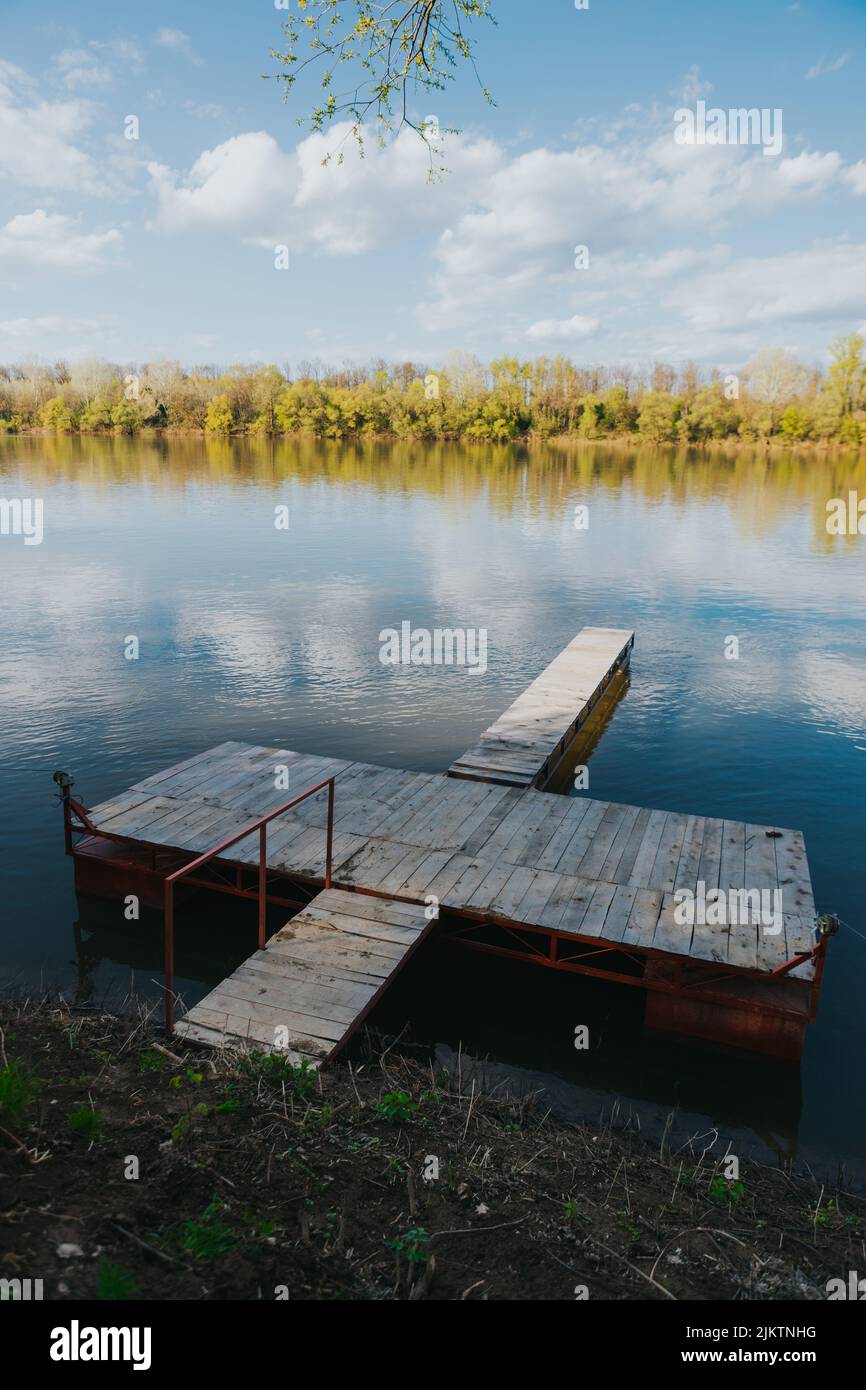 The Parvin Lake through South Jersey's pinelands Stock Photo - Alamy