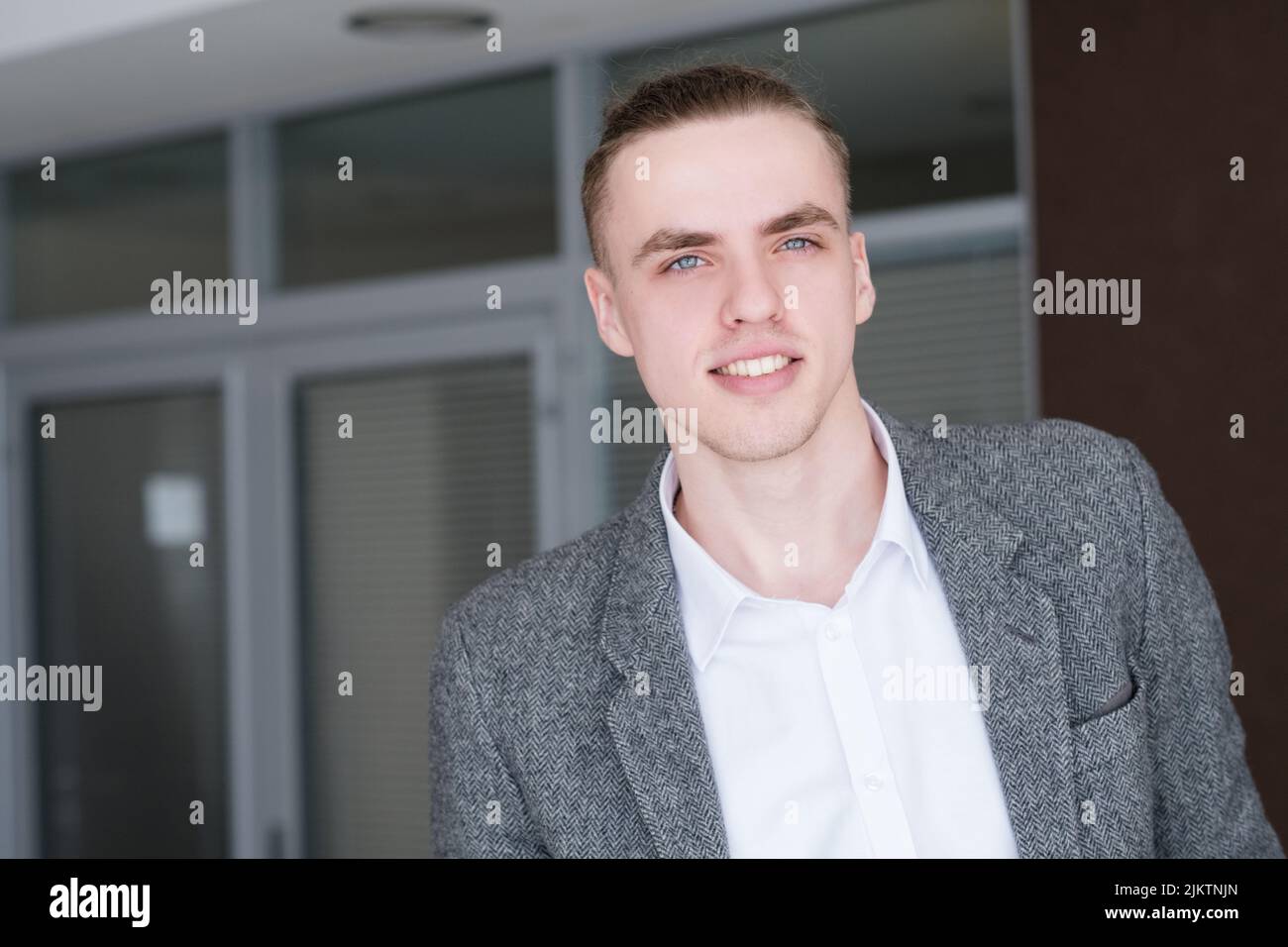 smiling business man successful corporate ceo Stock Photo - Alamy