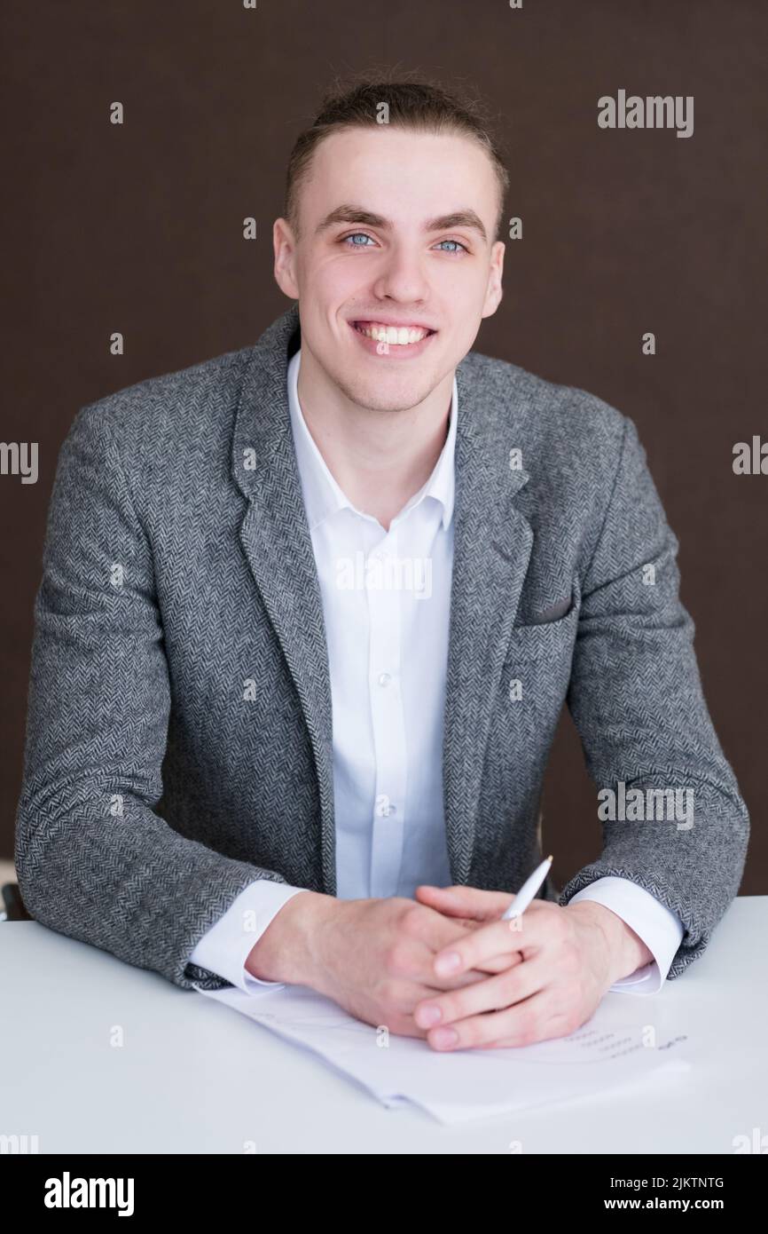 Man at top hi-res stock photography and images - Alamy