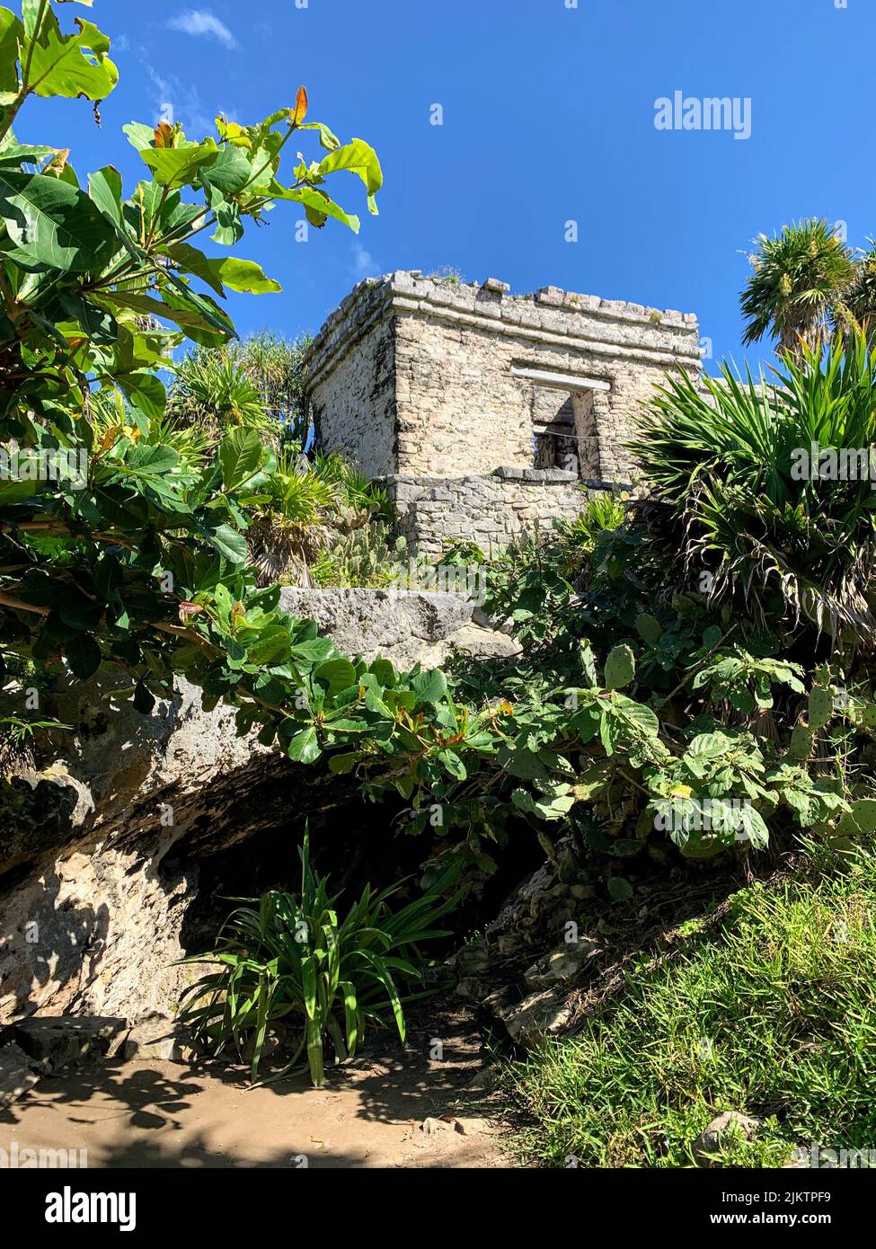 The tulum Archaeological Zone: Historical landmark in Mexico Stock ...