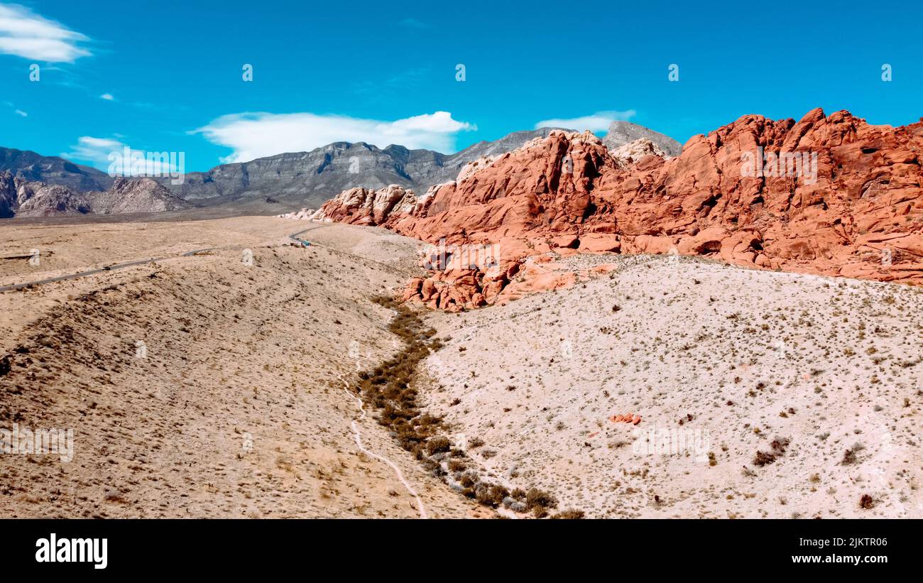 Clear blue sky over rocky hi-res stock photography and images - Alamy