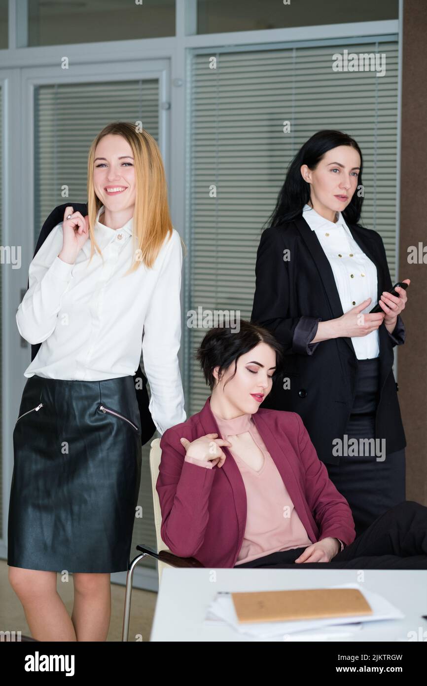 professional successful business lady team career Stock Photo - Alamy