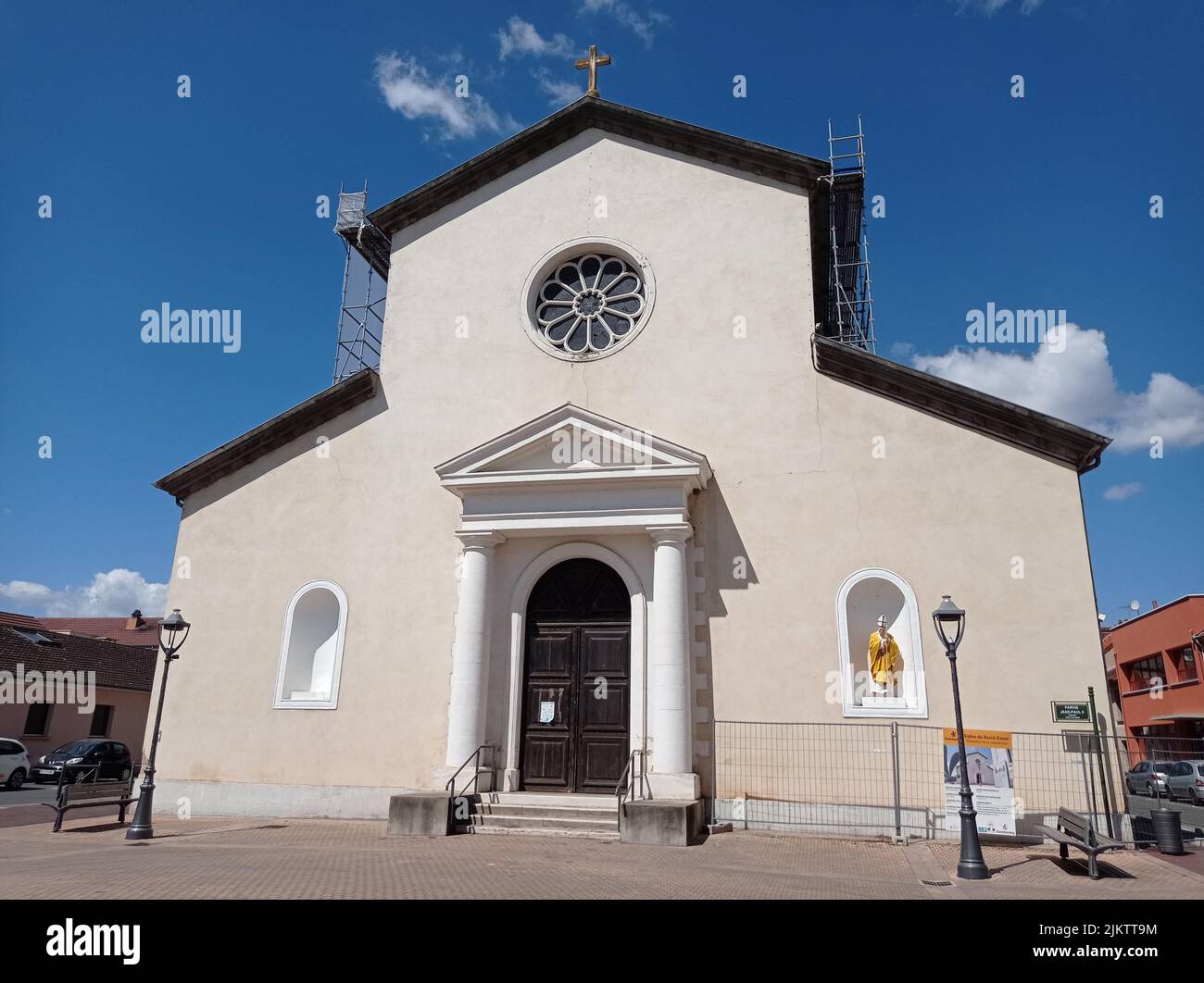 Église du Sacré Coeur de Commentry, Allier, France Stock Photo - Alamy