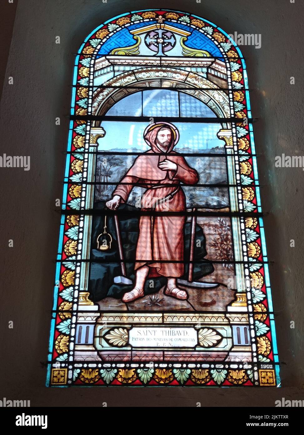Église du Sacré Coeur de Commentry,Allier,France Stock Photo - Alamy