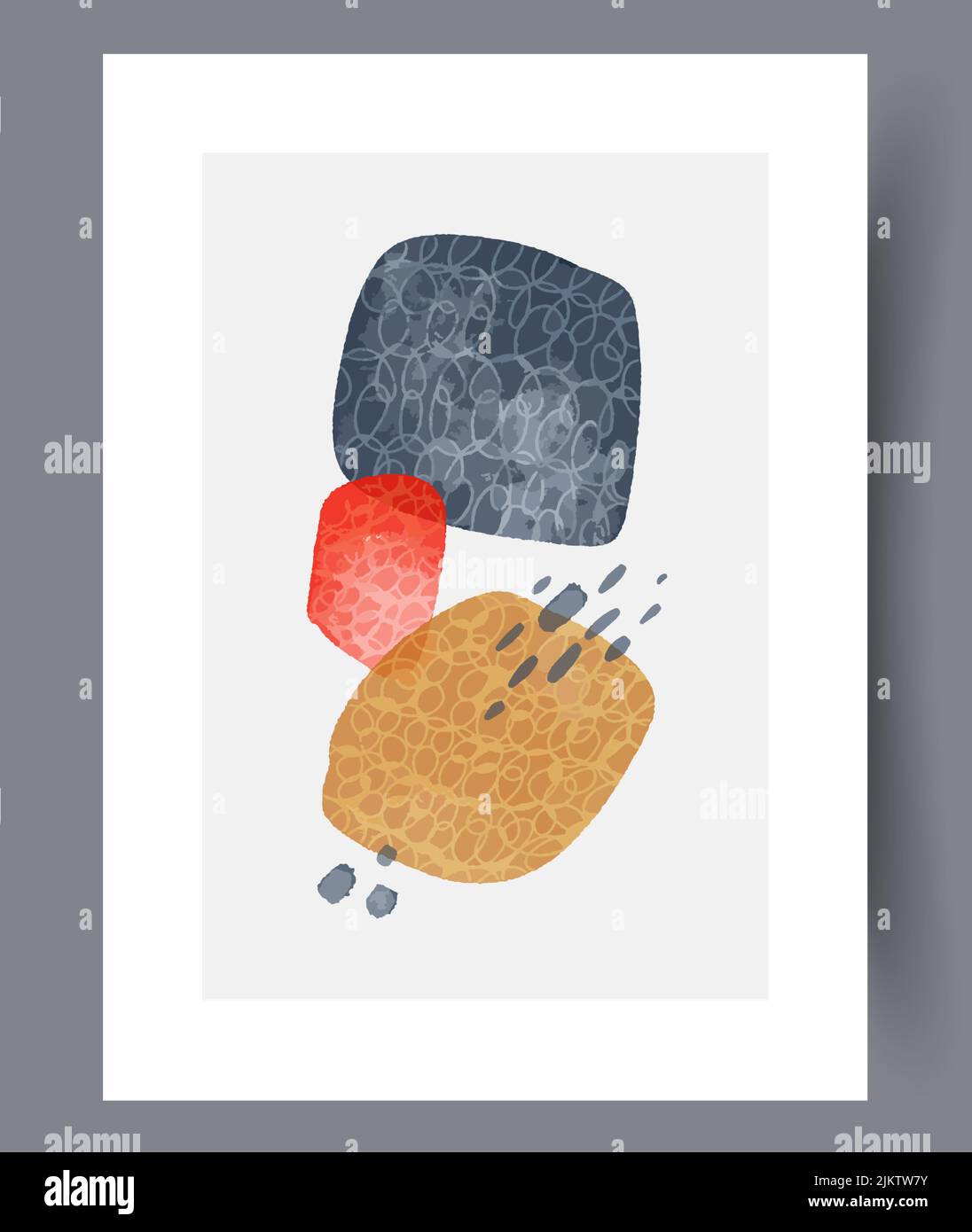 Printable wall art vector poster set vector Stock Vector Image & Art ...