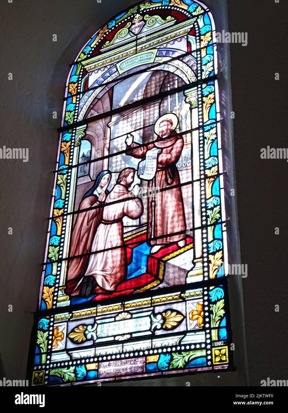 Église du Sacré Coeur de Commentry, Allier, France Stock Photo - Alamy