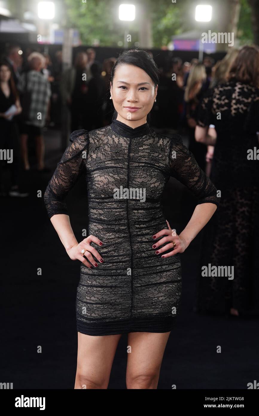 Lourdes Faberes arrives for the world premiere of The Sandman BFI ...