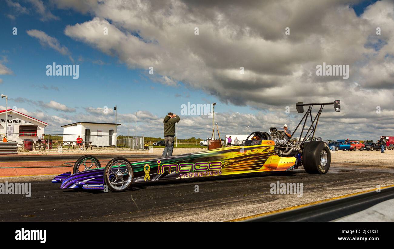 Drag race dragster at Gimil motorsports Stock Photo - Alamy