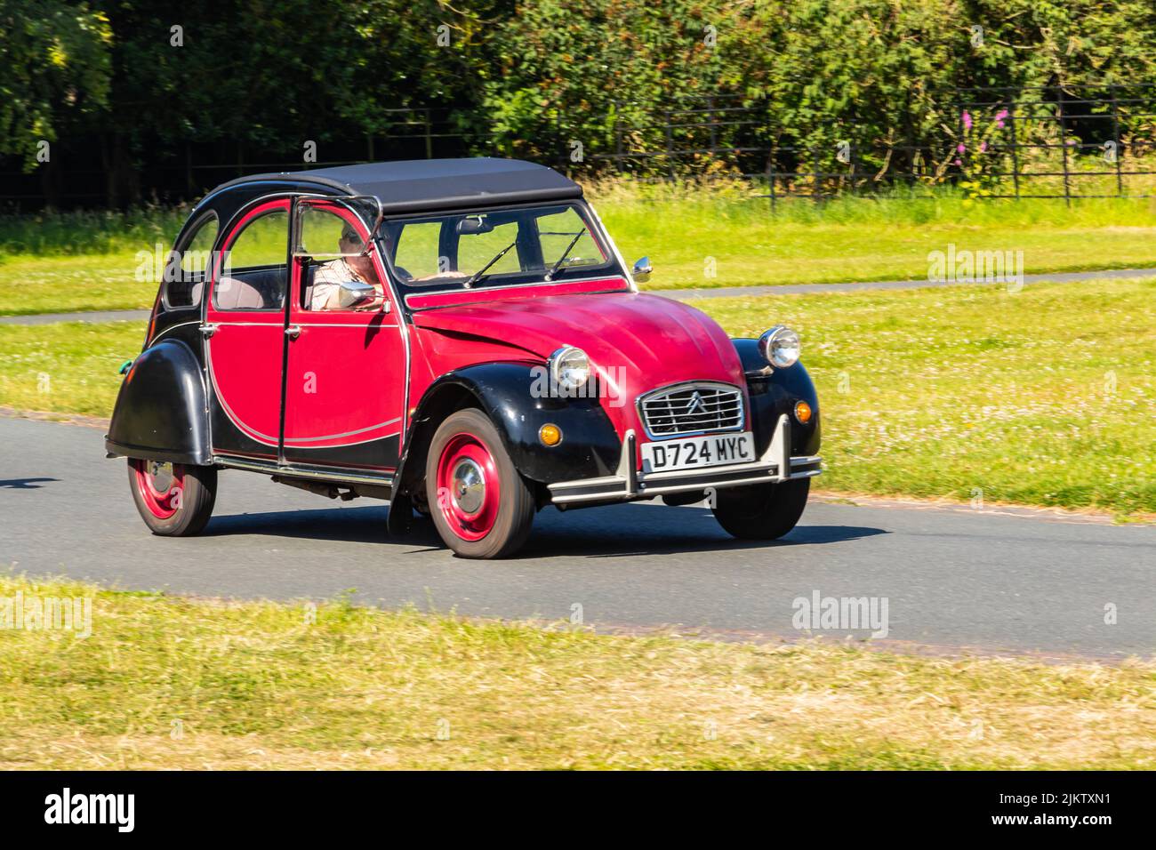 front view of classic vintage Citroen 2CV Charleston special edition ...