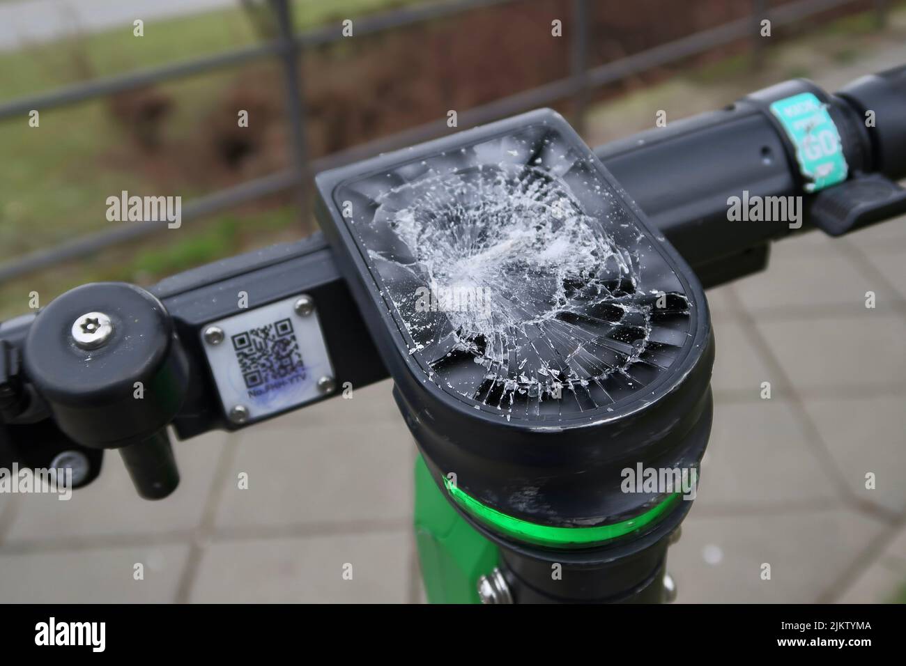 Destroyed e scooter hi-res stock photography and images - Alamy