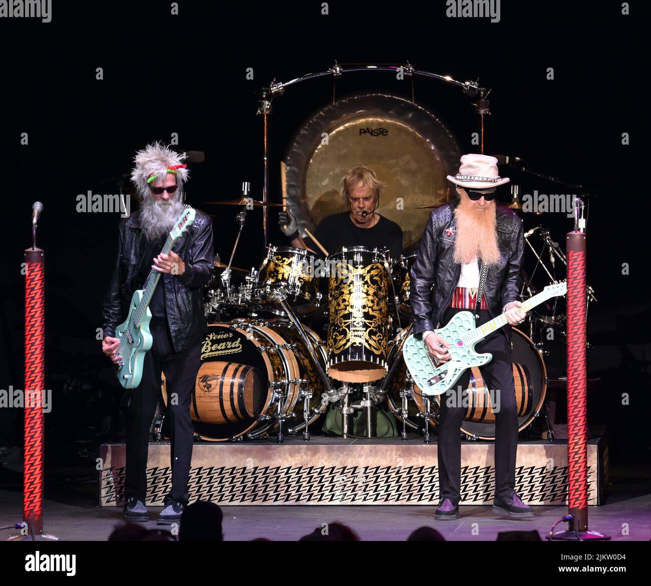 August 2, 2022, Portsmouth, Virginia, USA: ZZ TOP rocks the Atlantic ...