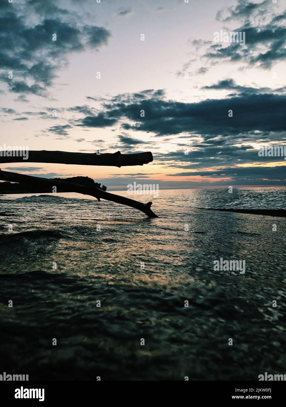 Summer cloudy sunset hi-res stock photography and images - Alamy