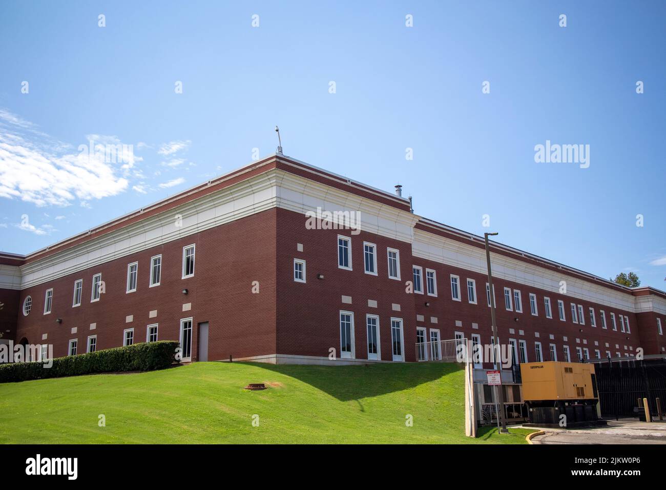 Columbia County, Ga USA - 08 20 21: Columbia County Courthouse back ...