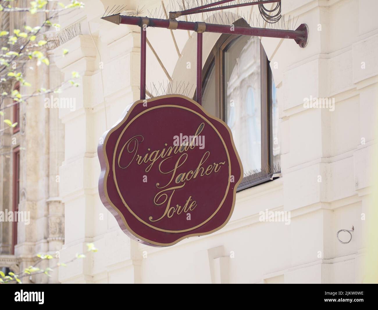 Original Sacher Torte Sign from Famous Hotel in Vienna making the ...