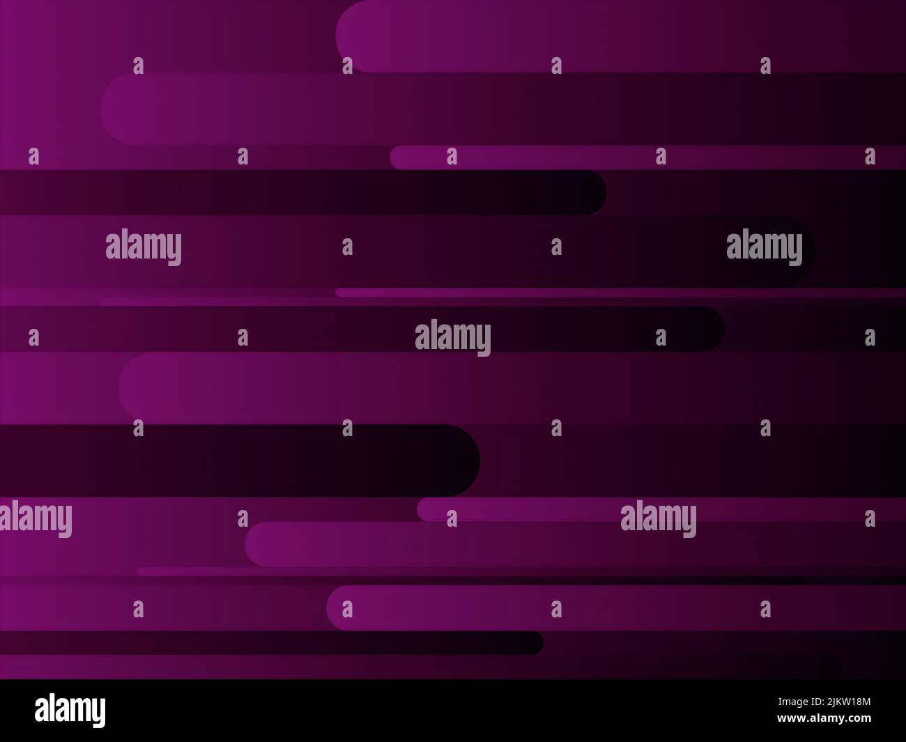 An abstract illustration of purple glitch stipes with color diffraction ...