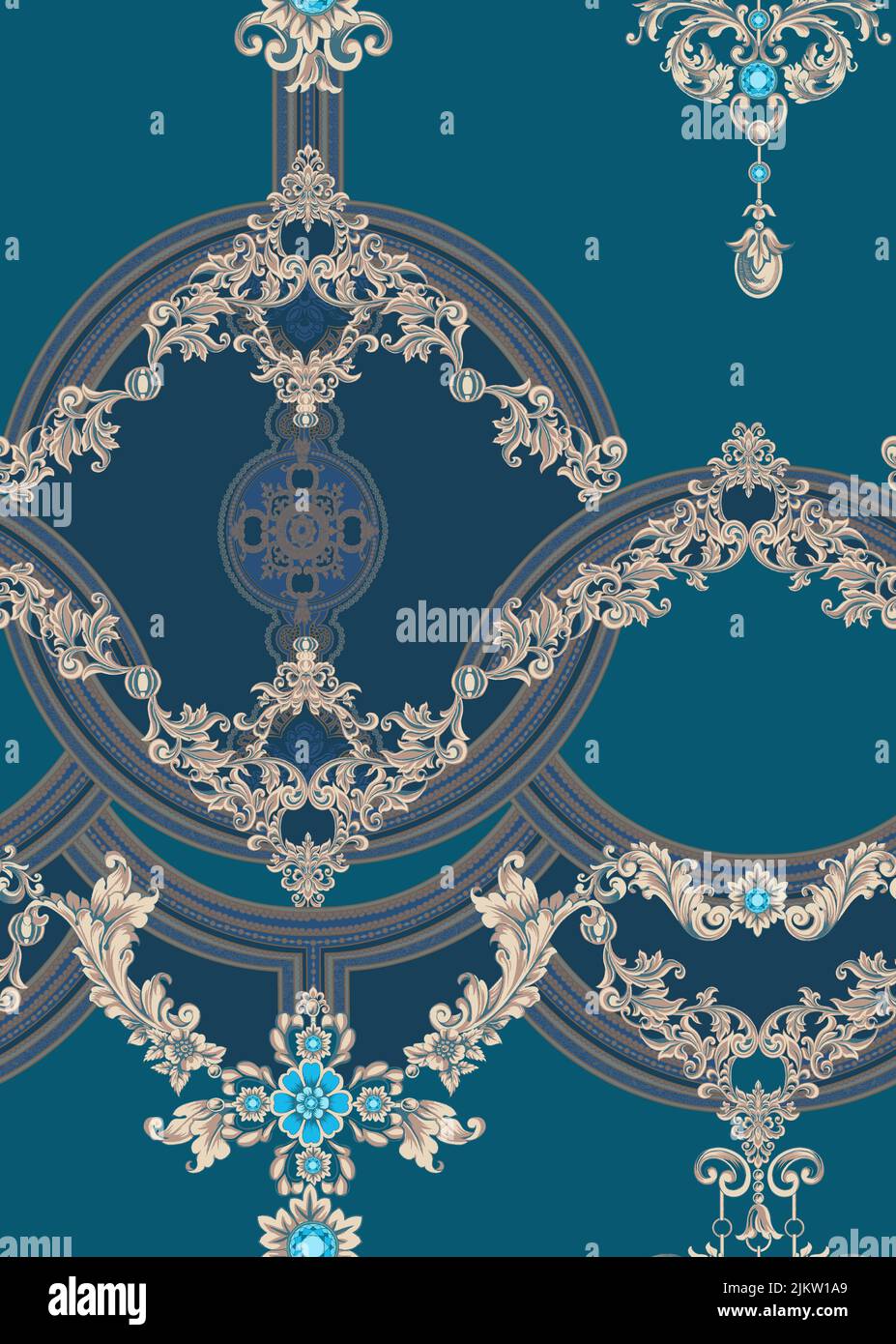 A seamless pattern background in blue colors - perfect for wallpaper ...