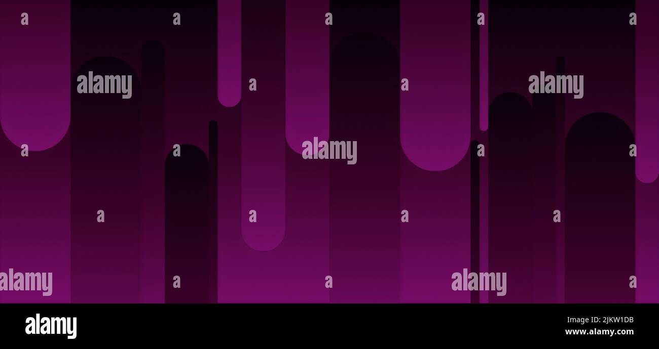 An abstract illustration of purple glitch stipes with color diffraction ...