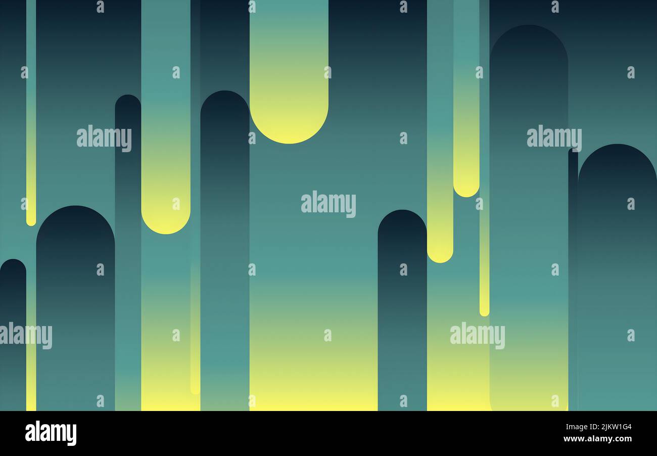 A seamless background of blue glitch effect stripes Stock Photo - Alamy