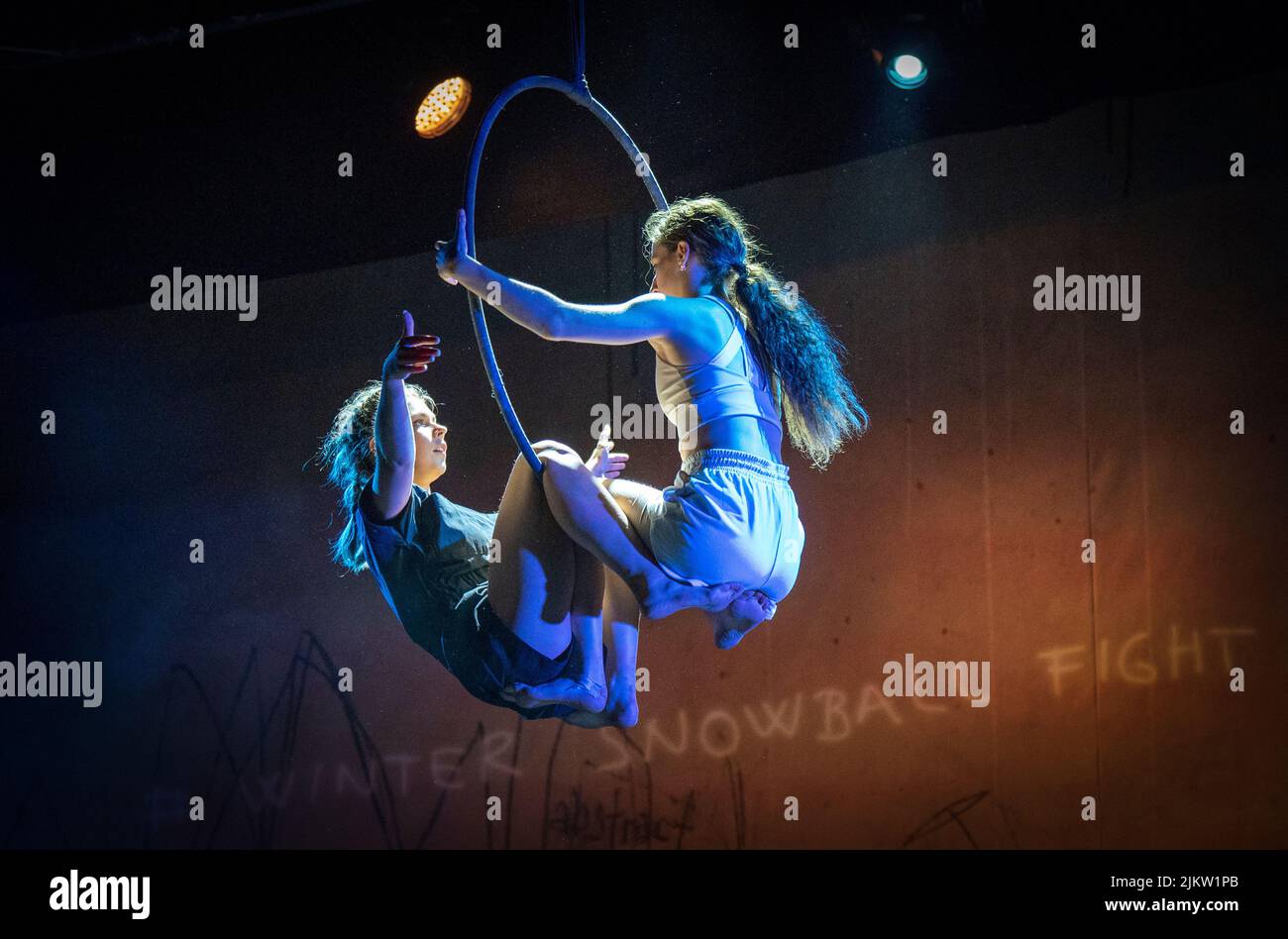 Performers from the show Boom! during the launch of Underbelly at the ...
