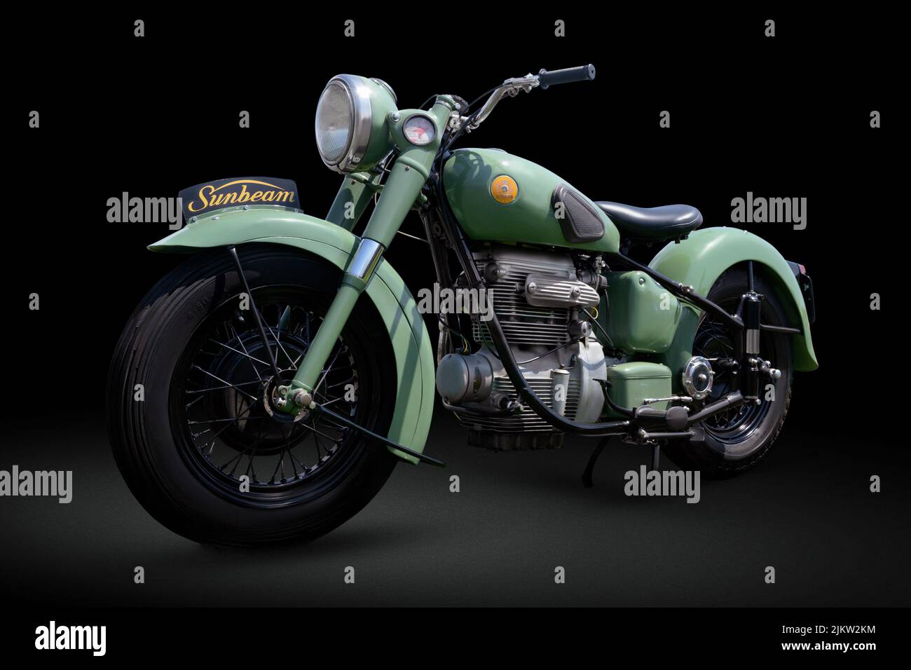Rare 1950 Sunbeam Deluxe motorcycle Stock Photo - Alamy