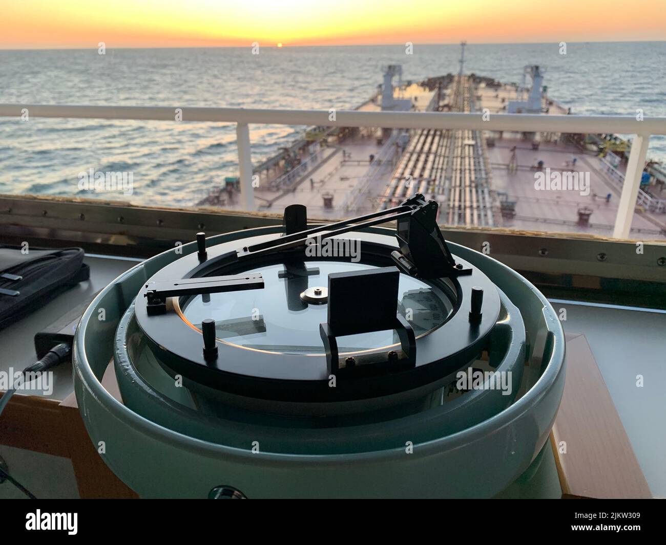 A forecastle deck of a construction vessel Stock Photo - Alamy