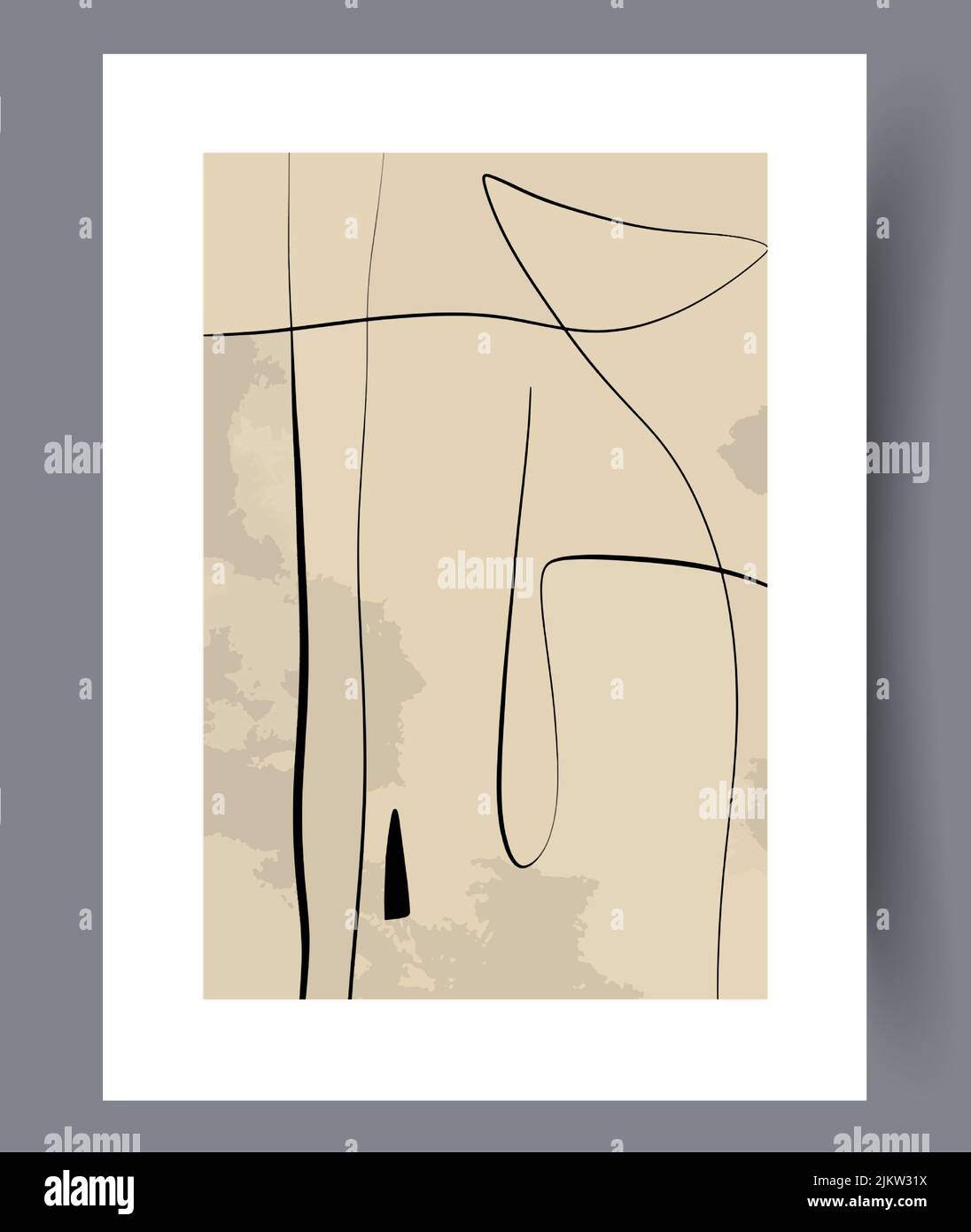 Printable wall art vector poster set vector Stock Vector Image & Art ...