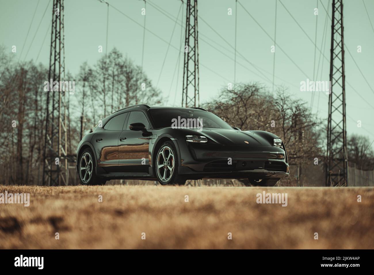 The Porsche Taycan 4s Cross Turismo in Sweden's most beautiful city ...