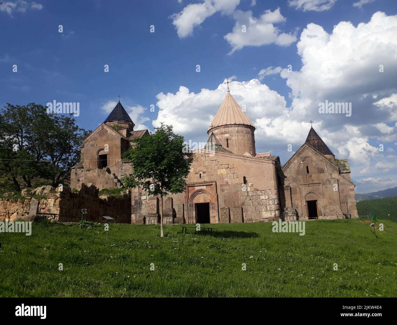 The historic beautiful Goshavank Monastery Complex in Tavush, Armenia ...