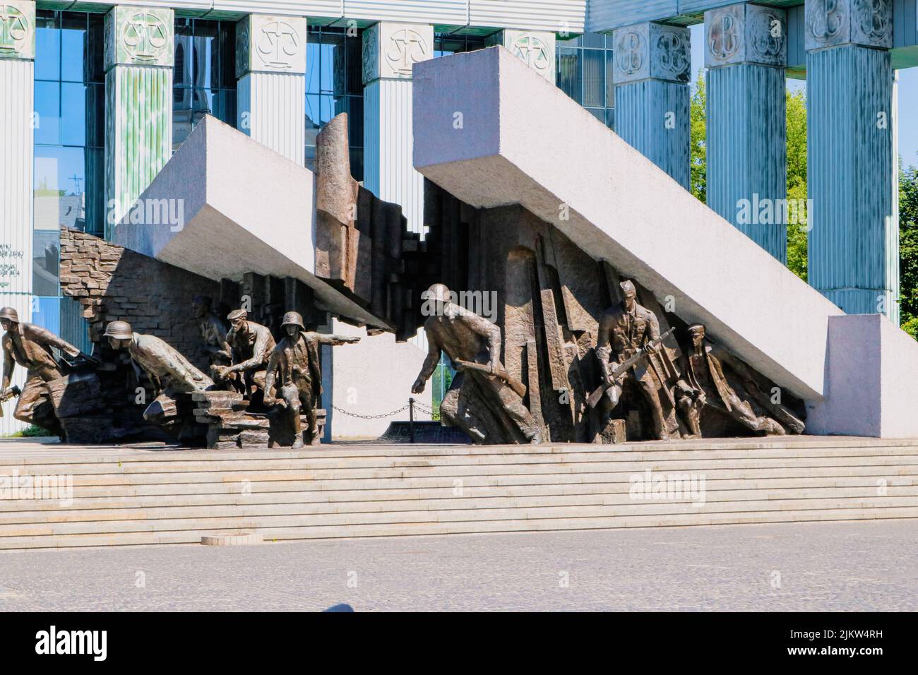 A historical statue in Warsaw, Poland Stock Photo - Alamy