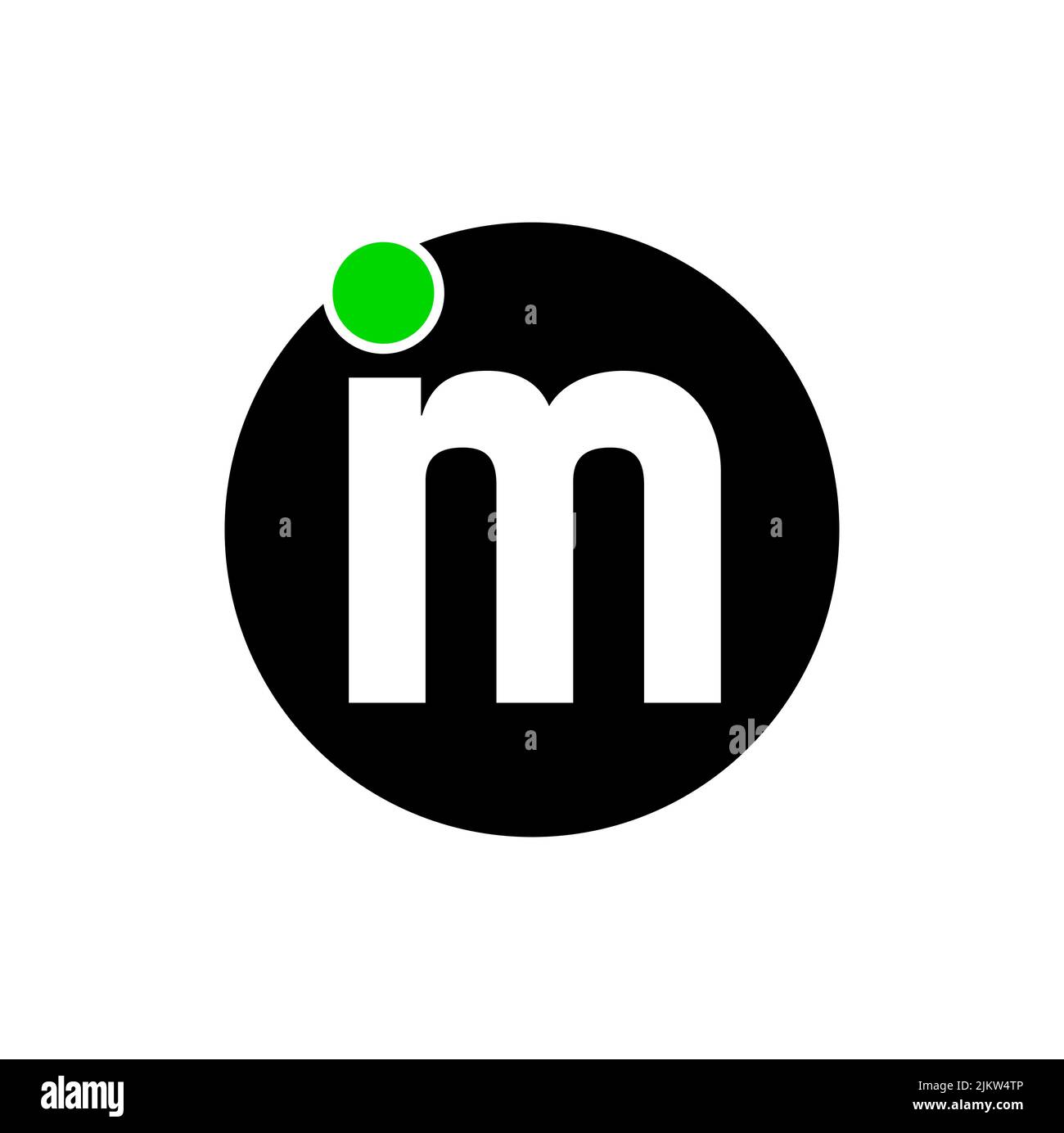 The word IM in the black square with the white background - beautiful ...