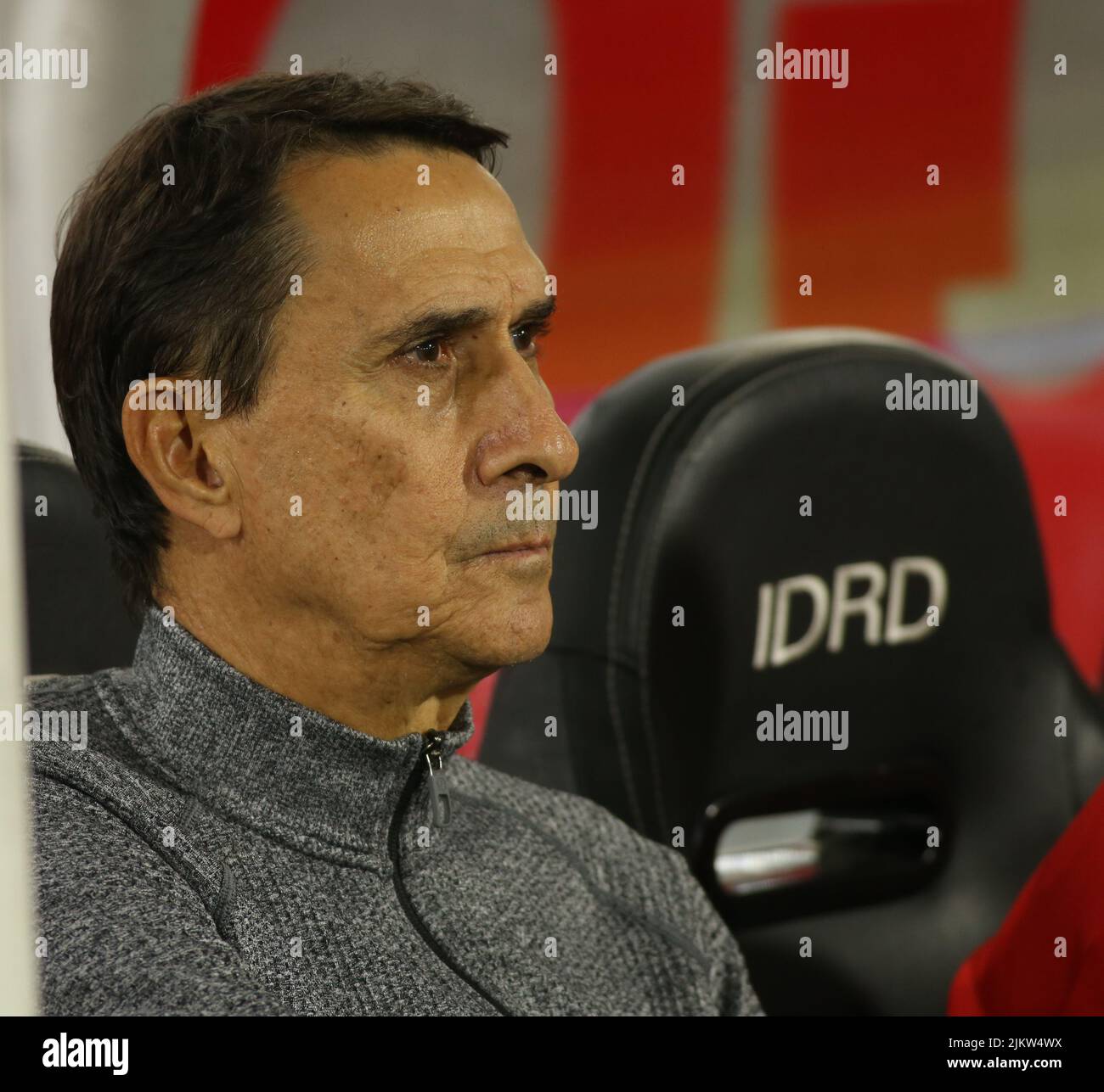 Alexandre Guimaraes, coach of America de Cali in the Liga Betplay ...