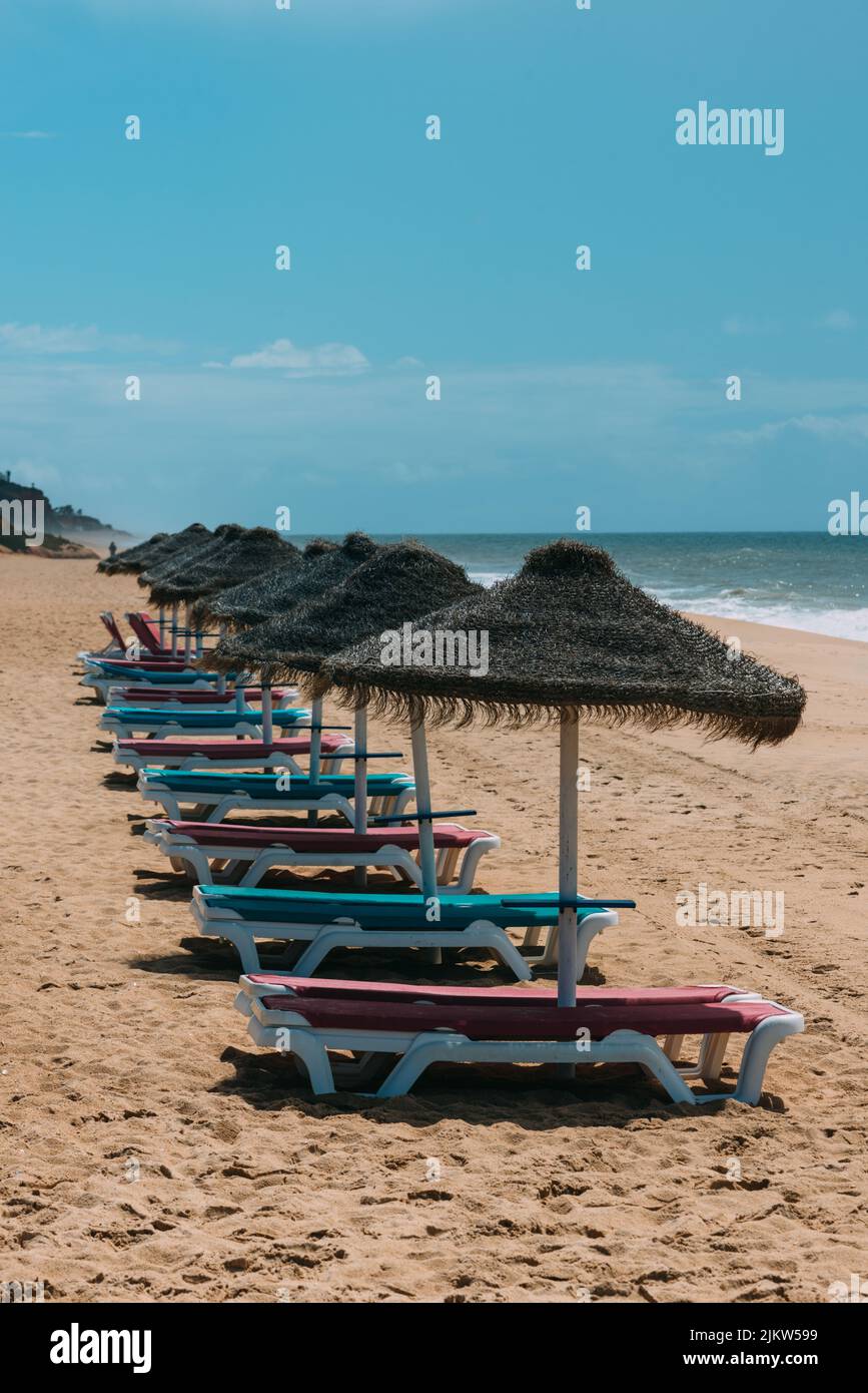 Vertical shot sandy beach in hi-res stock photography and images - Alamy