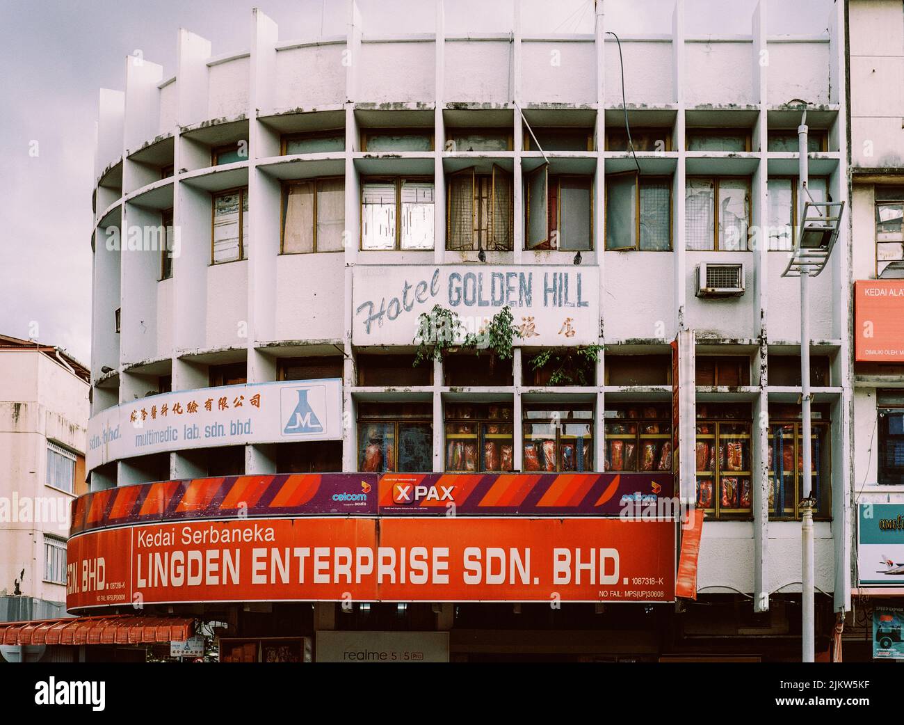 An old architecture building in downtown of Seremban, Malaysia Stock ...